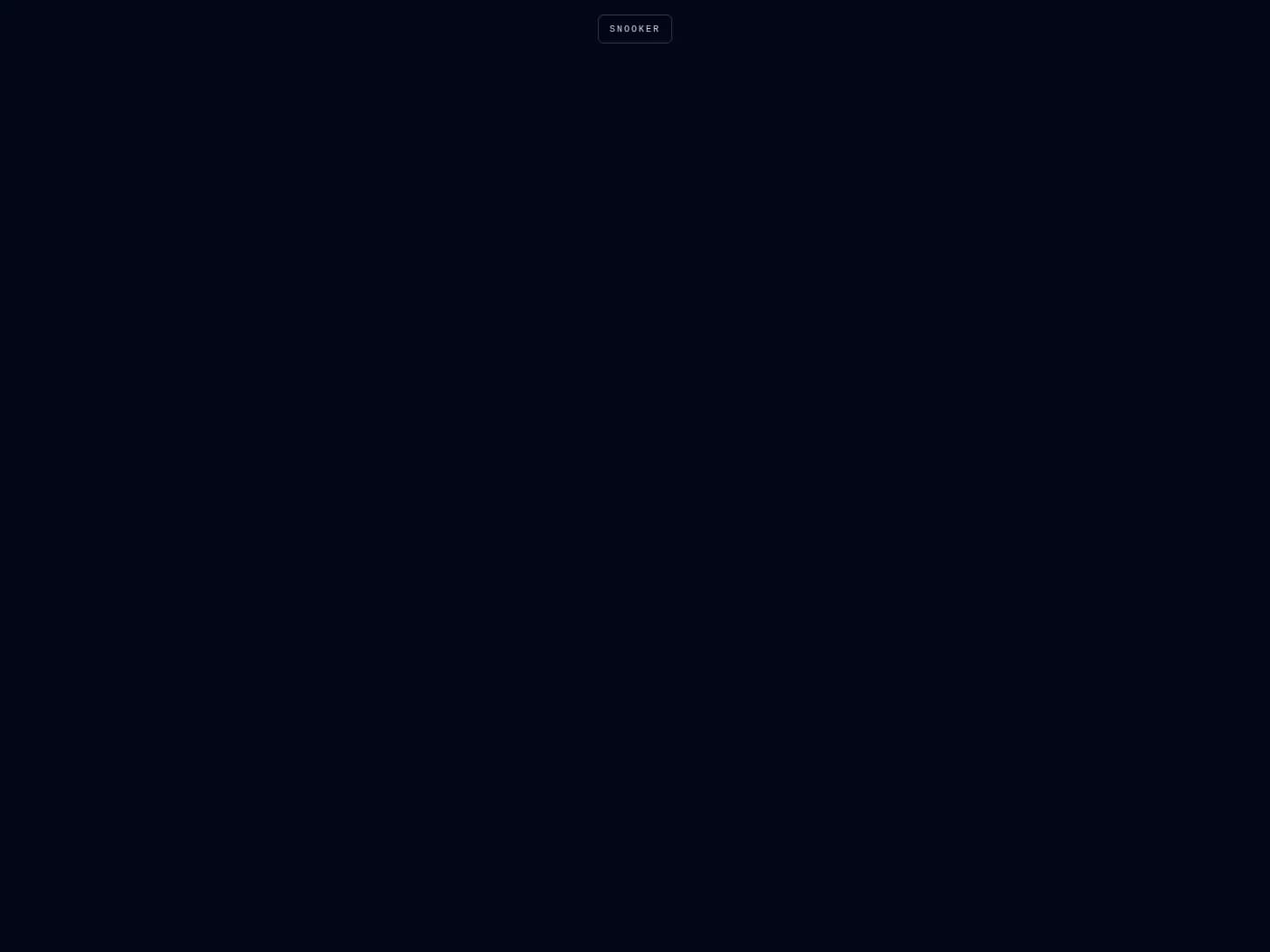 Minimal Snooker Playground