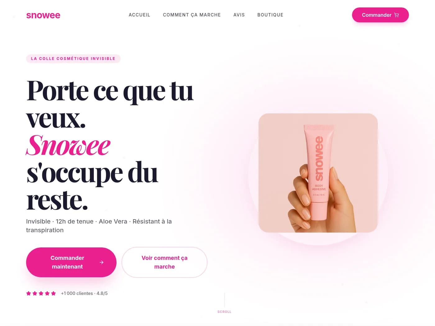 Snowee Premium E-Commerce Page