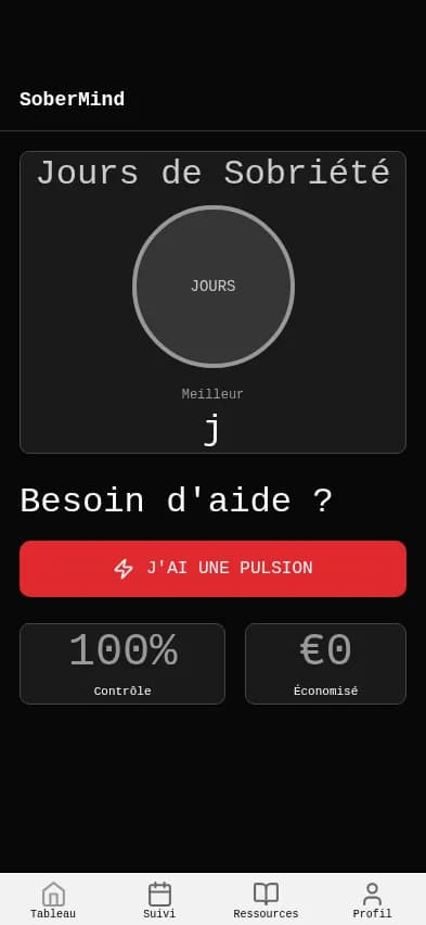 SoberMind Tracker
