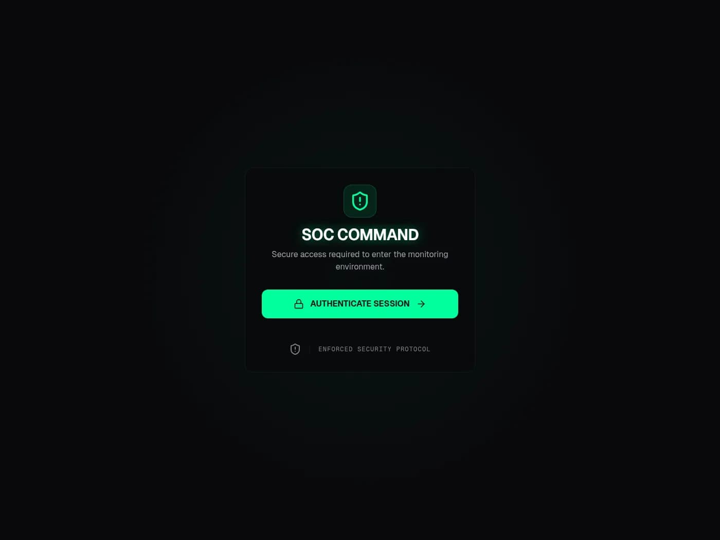 SOC Monitor Dashboard