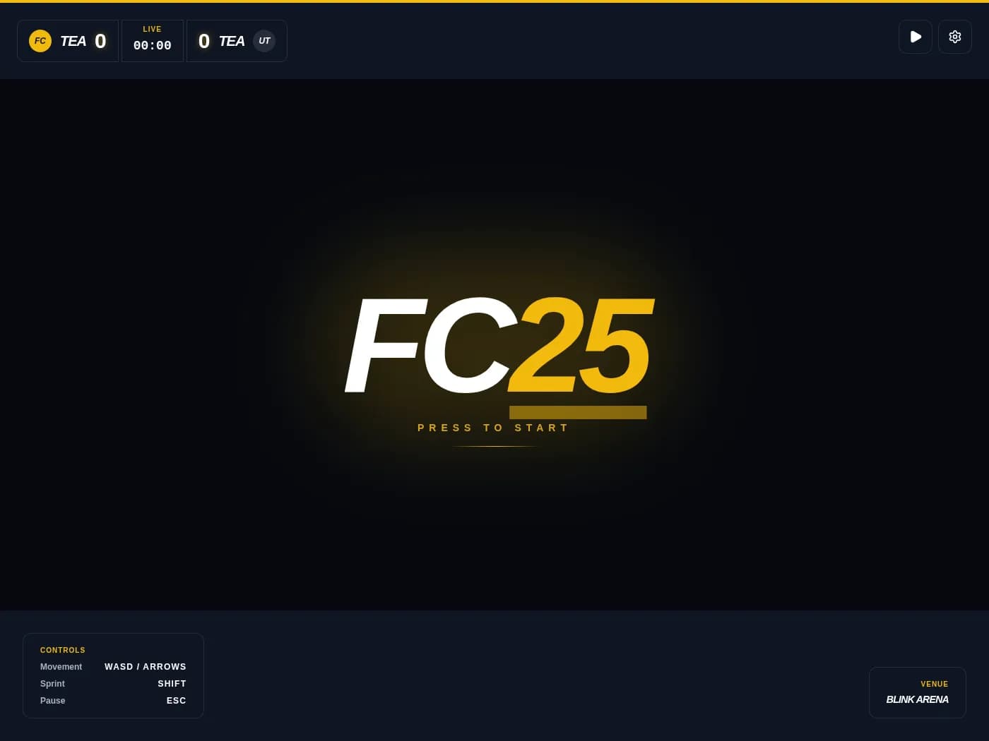 FIFA 25 Style Soccer 3D