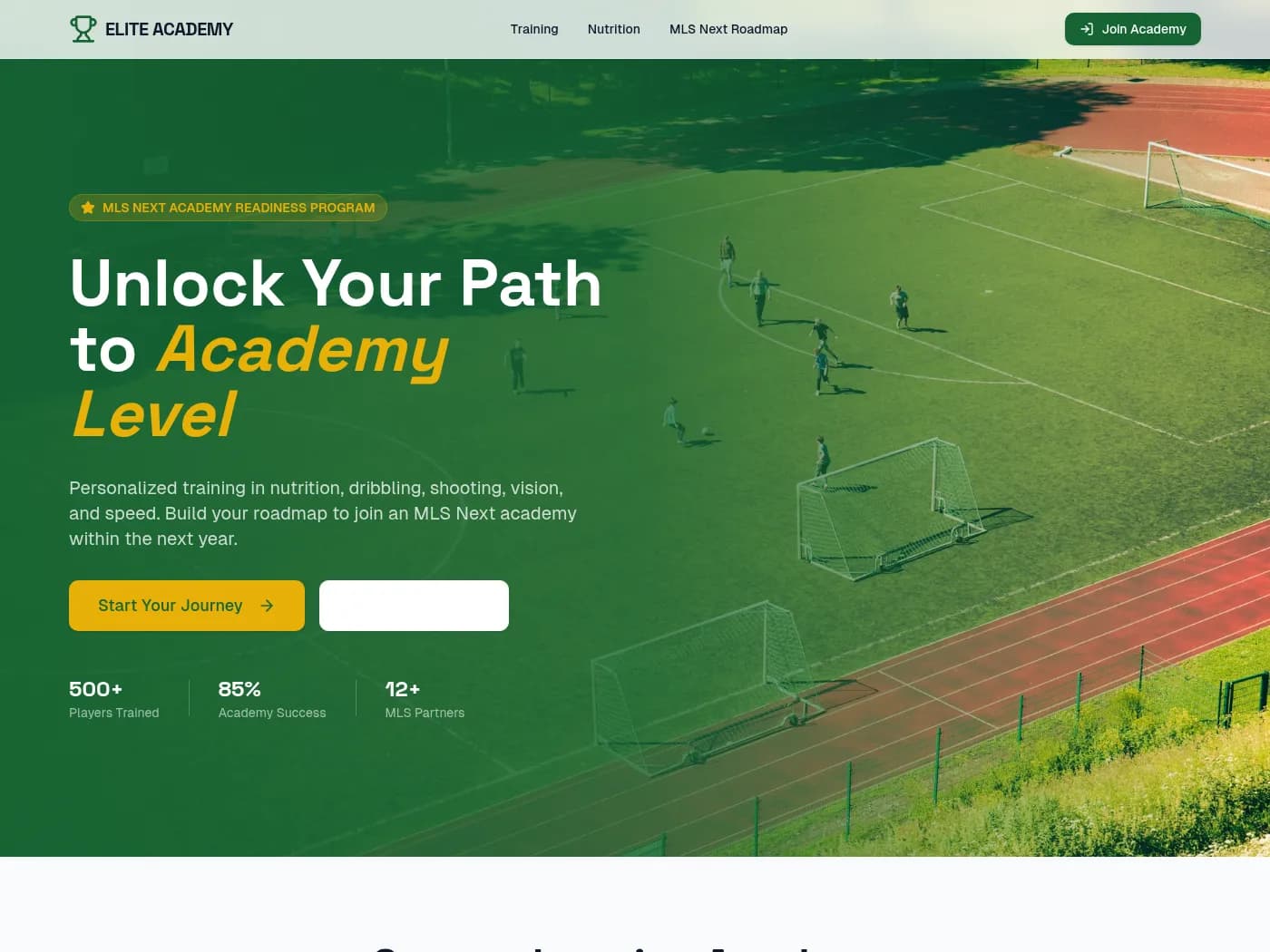 Soccer Academy Portal