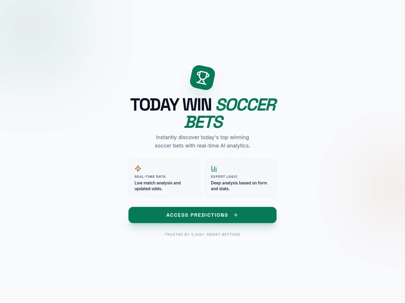 Today Win Soccer Bets