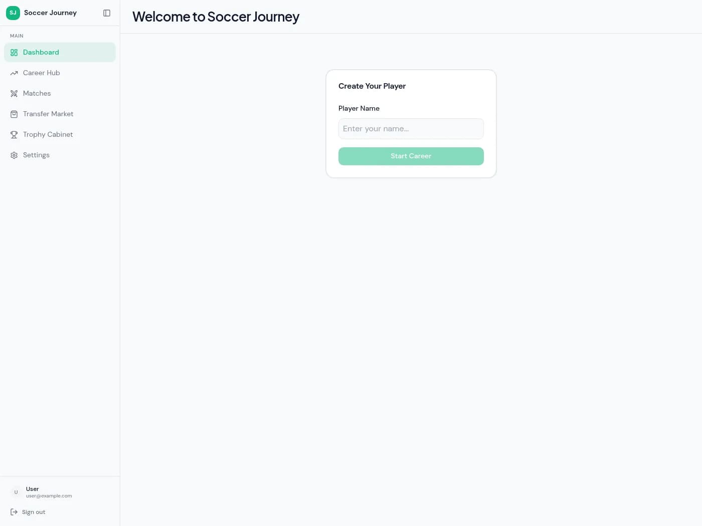 Pro Soccer Journey Sim