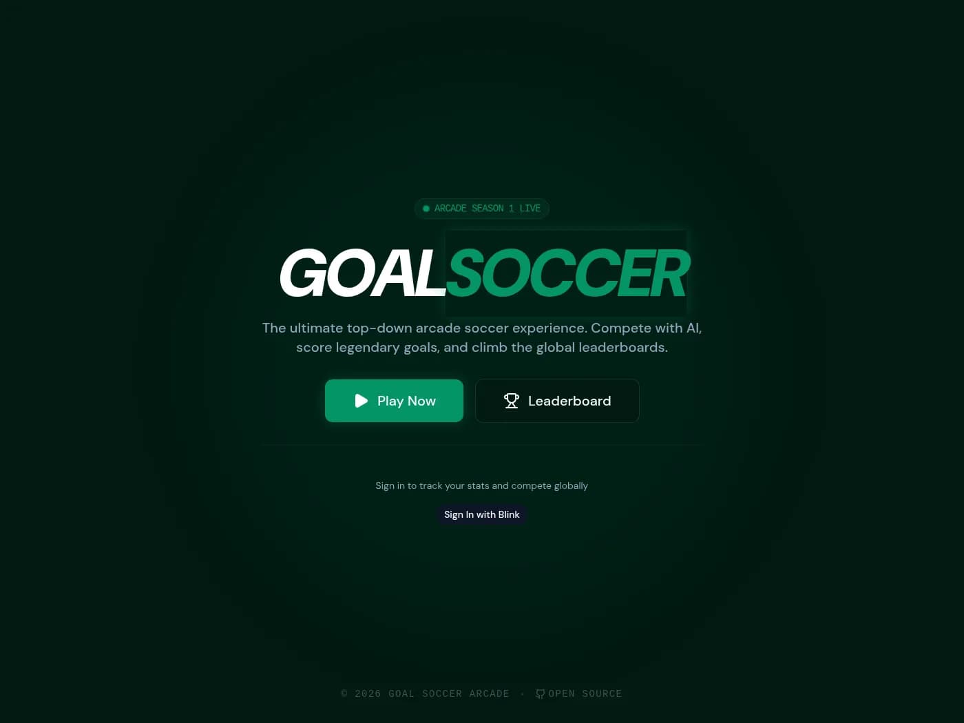 Goal Soccer Game
