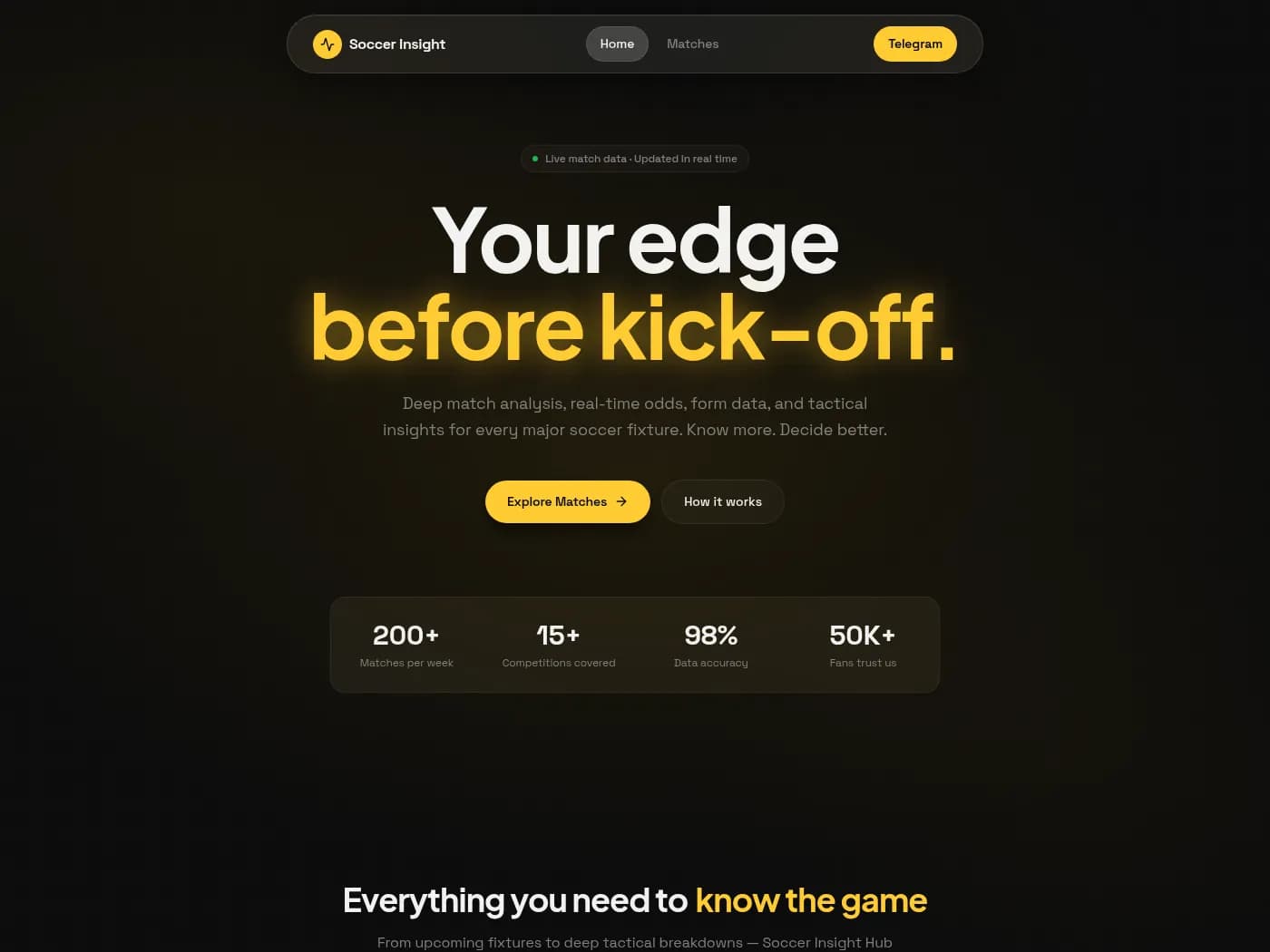 Soccer Insight Hub