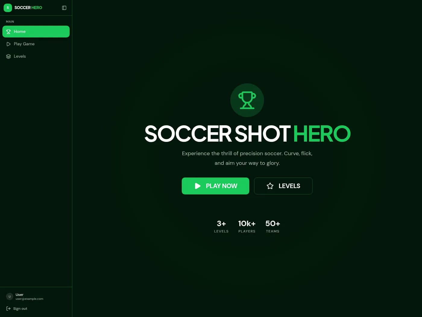 Soccer Shot Hero