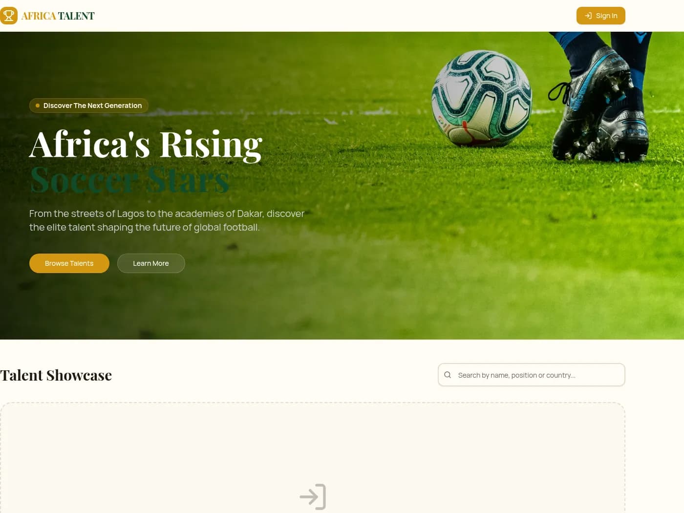 Africa Soccer Talent Hub