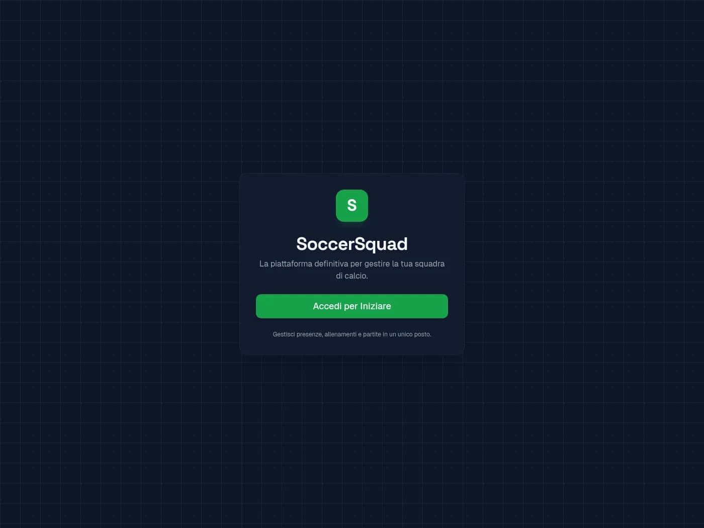 Soccer Squad Manager