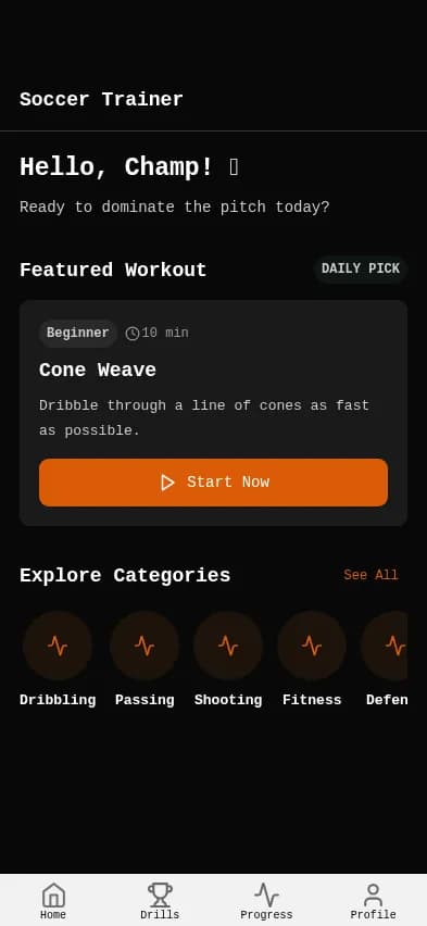 SoccerSkill Trainer