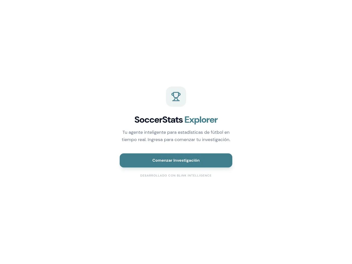 SoccerStats Explorer