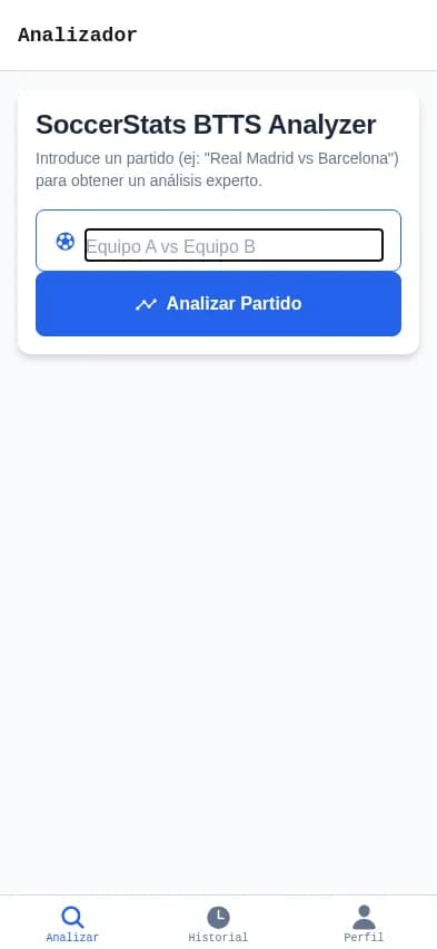 SoccerStats BTTS Analyzer