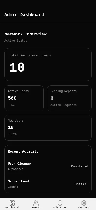 Social Admin Mobile