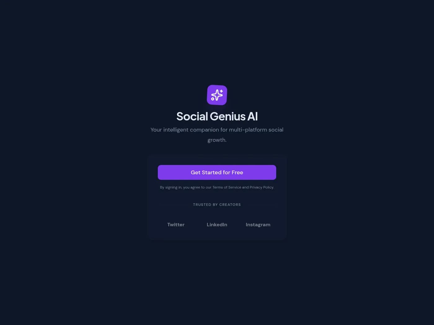 Social Genius AI