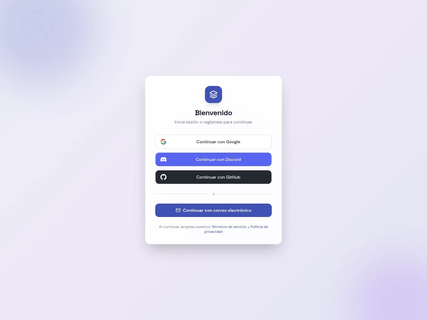 Social Auth Landing Login