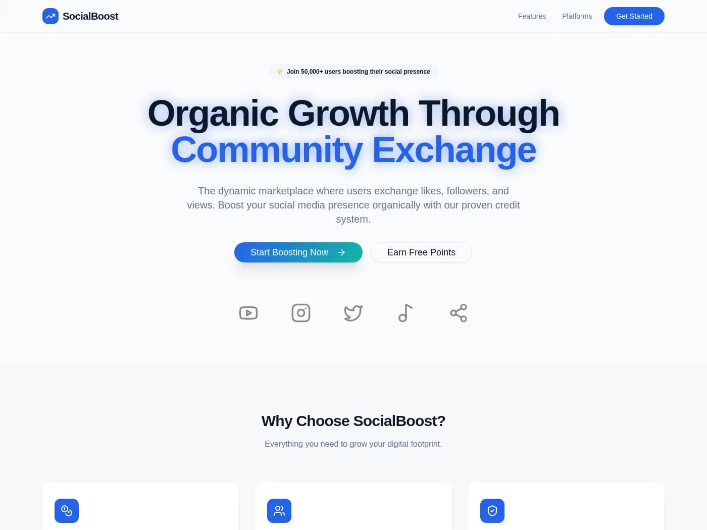 Social Boost Exchange