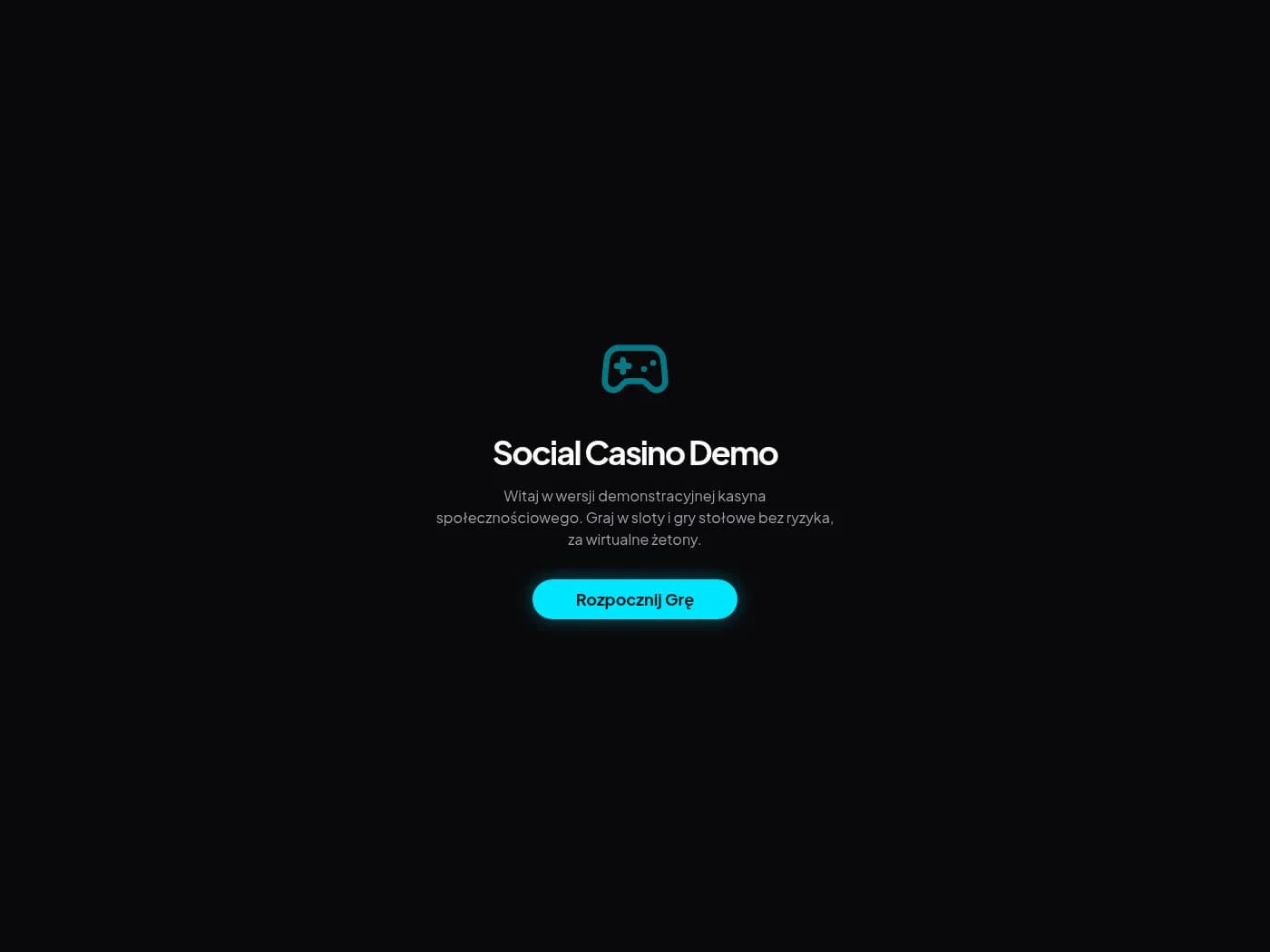 Social Casino Platform Demo