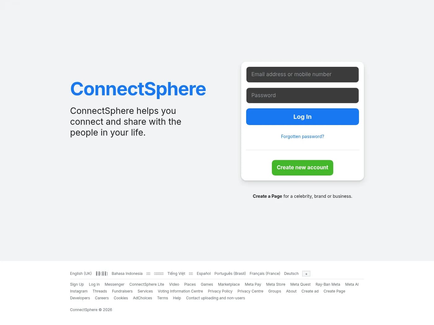ConnectSphere