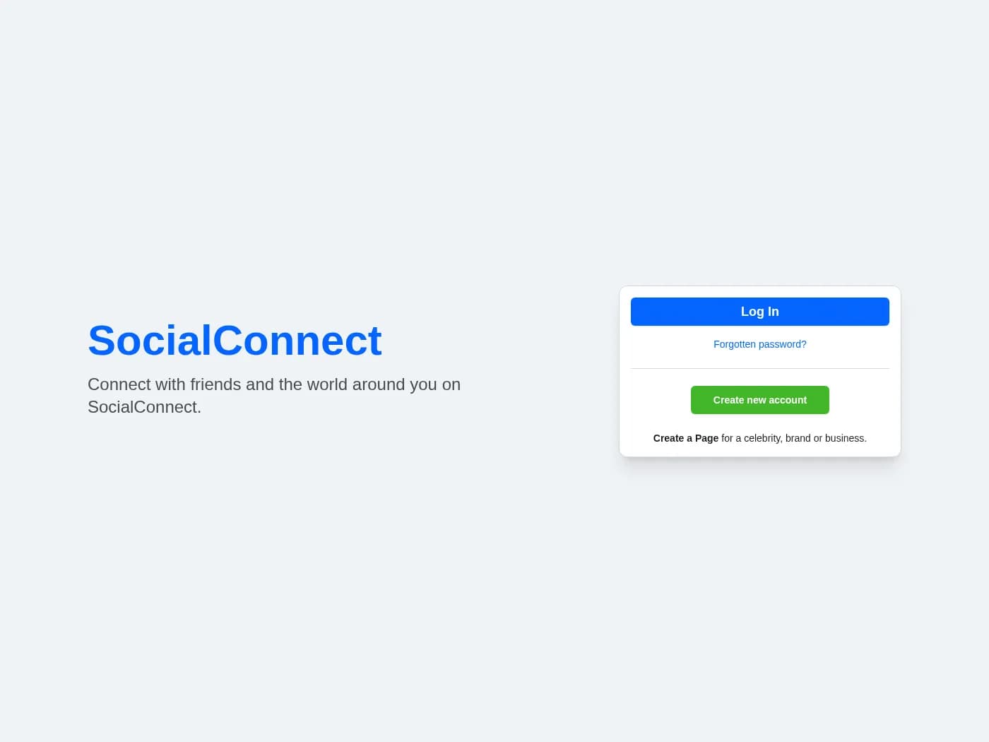 SocialConnect Platform