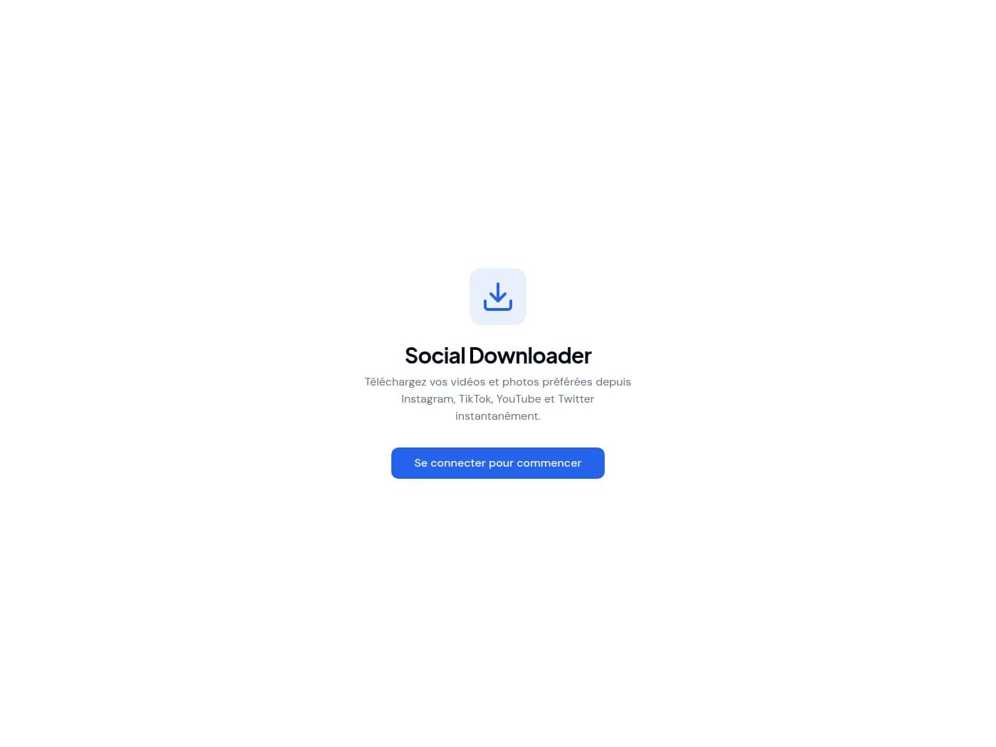 Social Media Downloader
