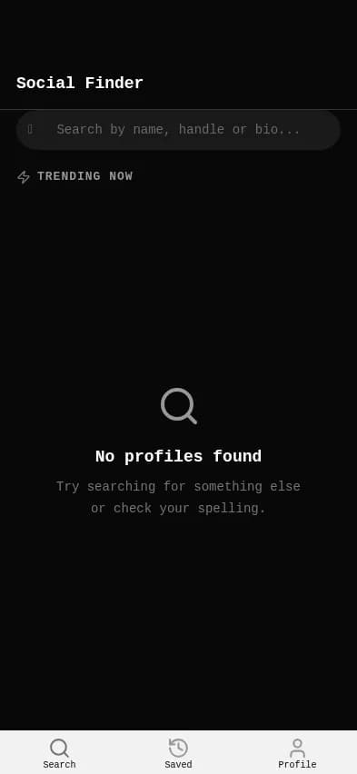 Social Media Finder
