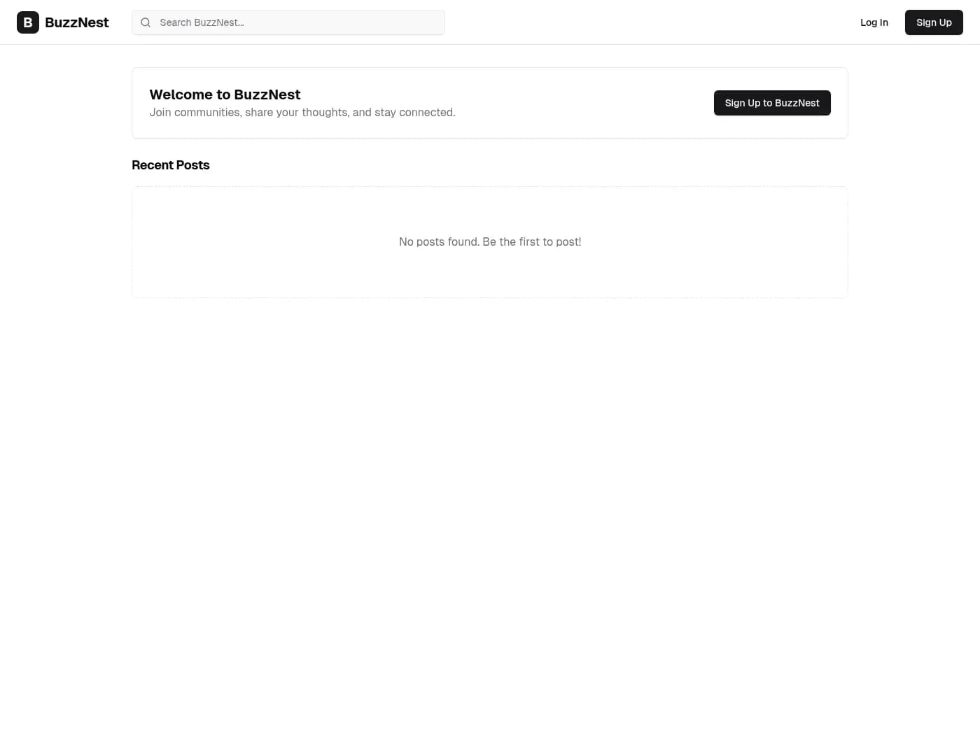 BuzzNest Social Platform