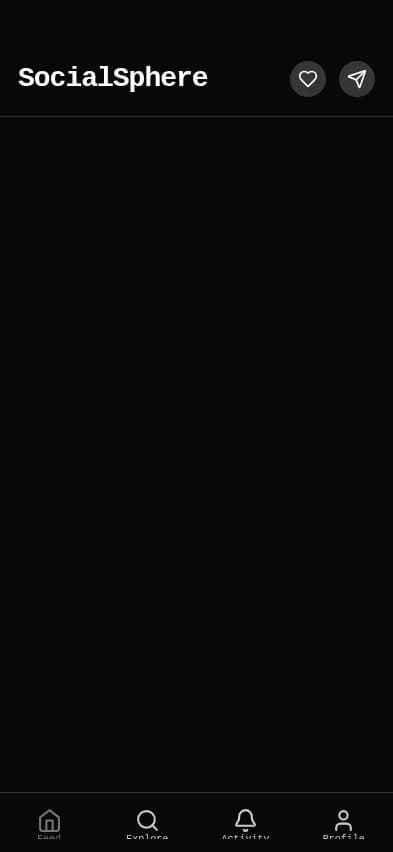 SocialSphere iOS App