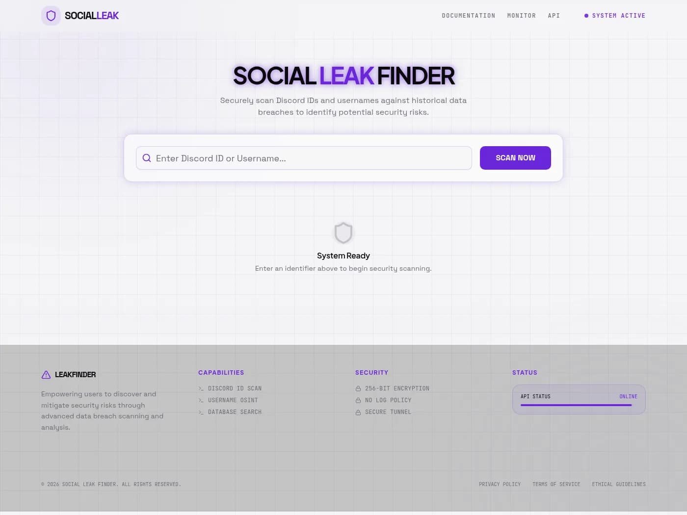 Social Leak Finder