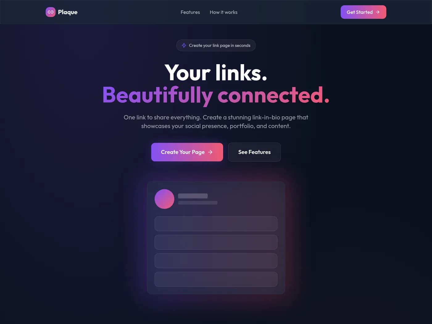 Social Link Plaque Clone