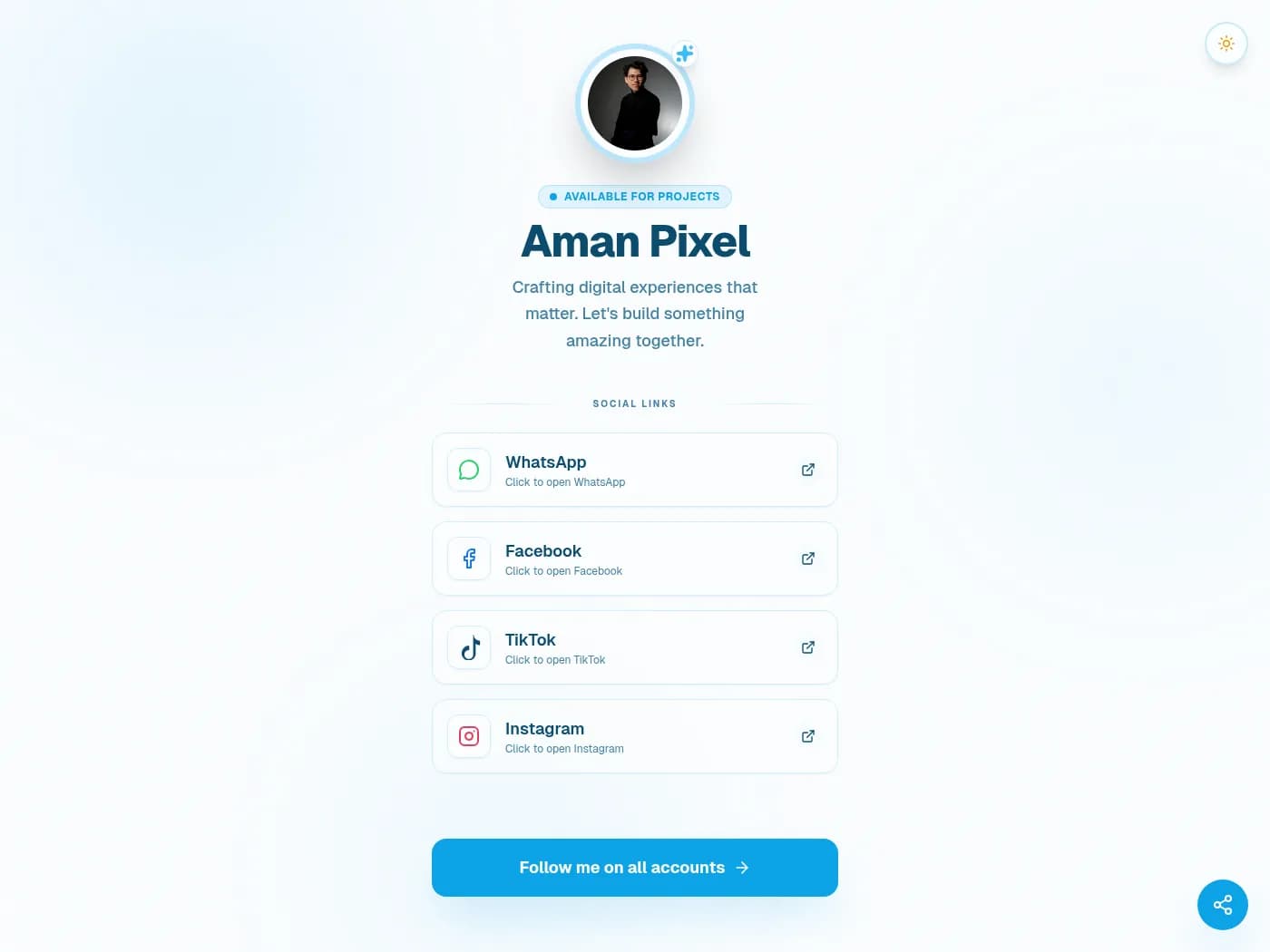 Social Connect Landing