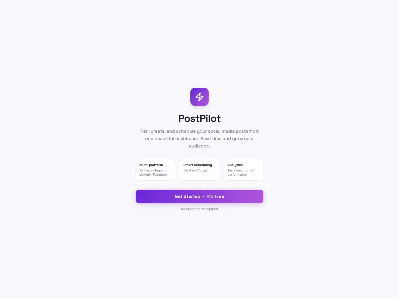 PostPilot Scheduler