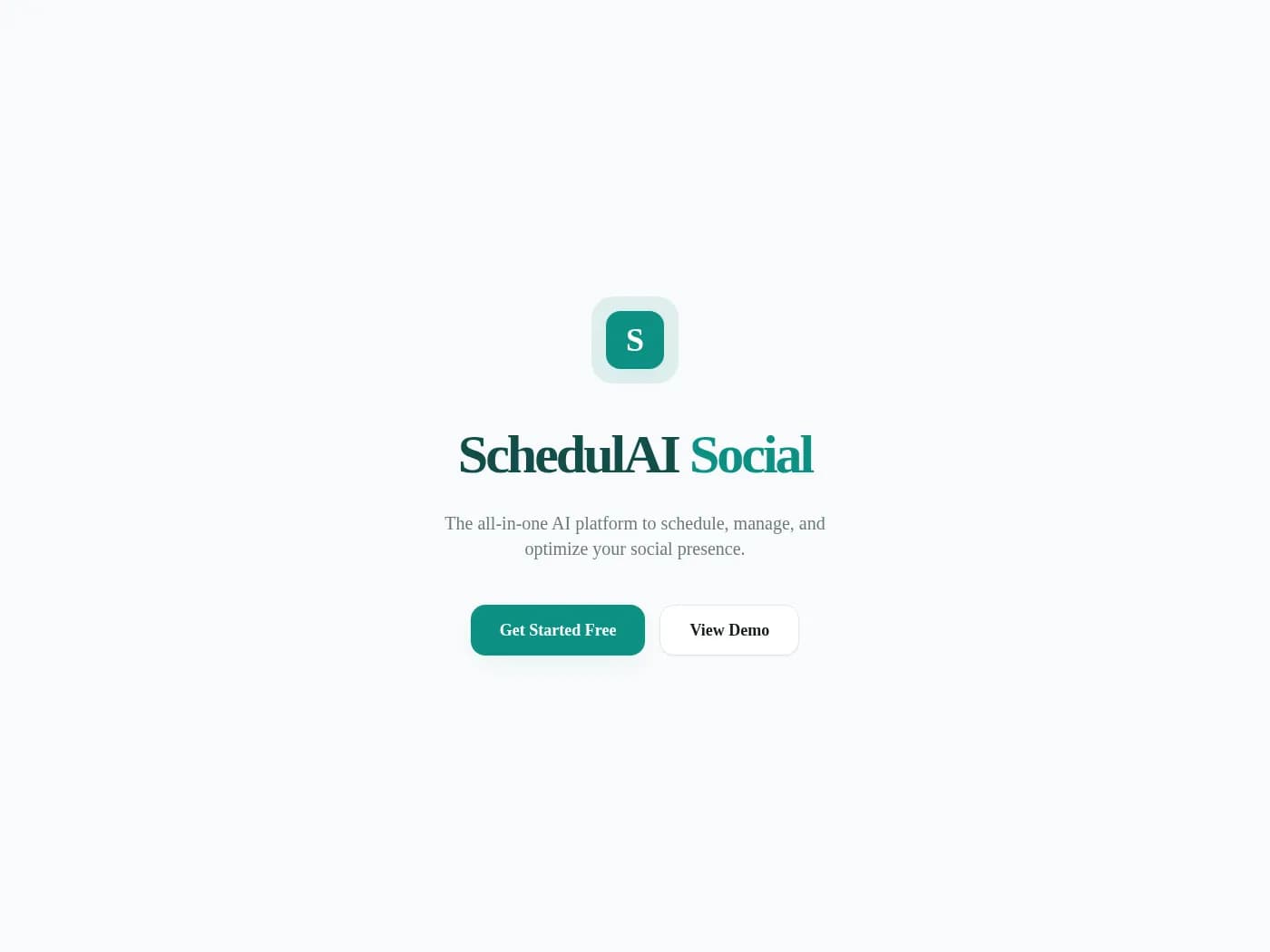 SchedulAI Social Suite