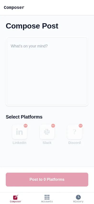 Social Sync Hub