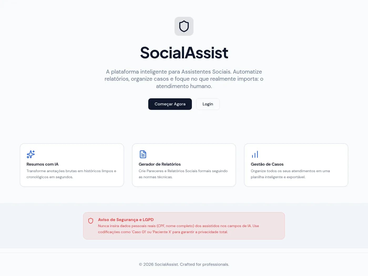 SocialAssist SaaS Platform
