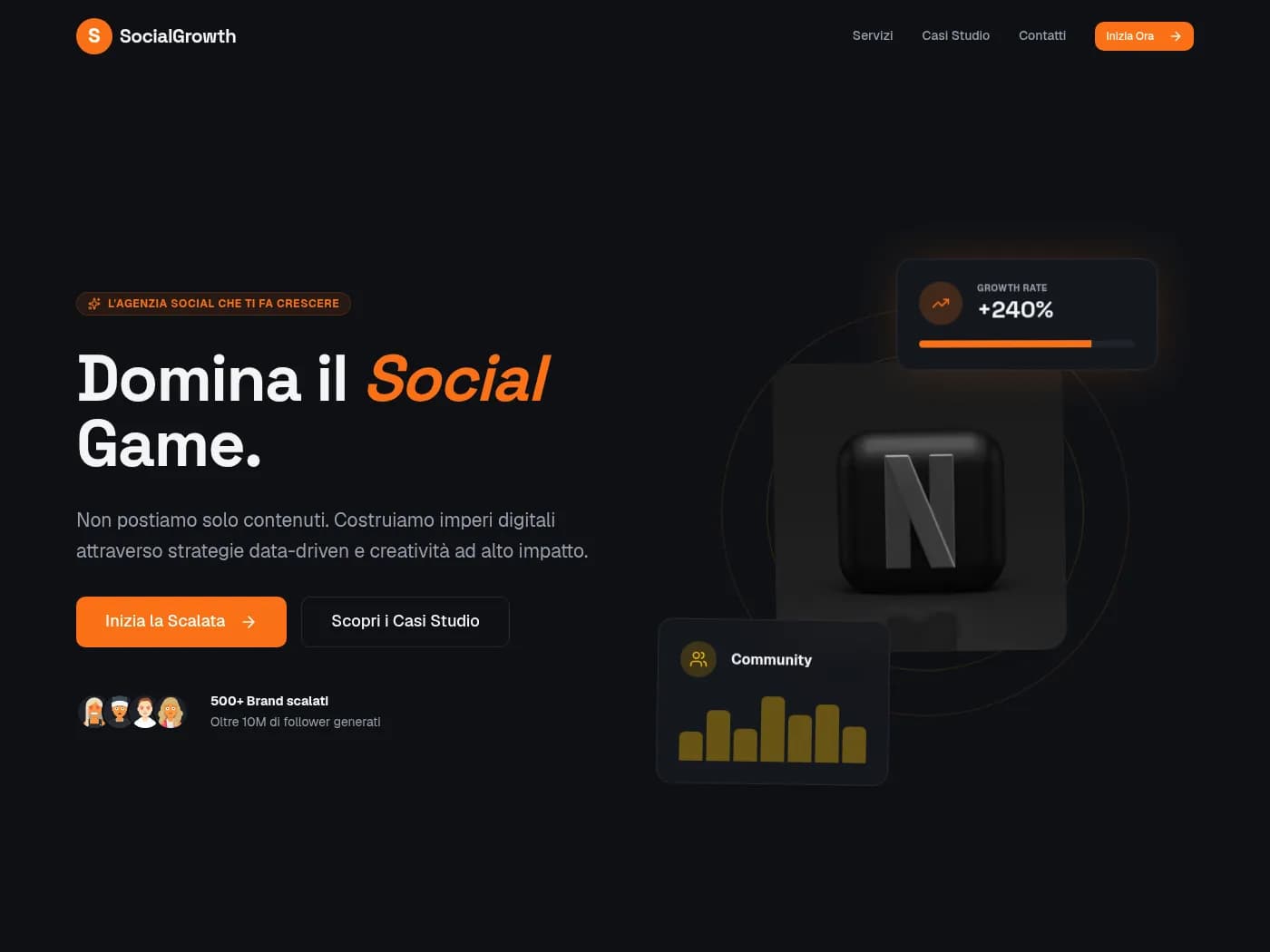 SocialGrowth Redesign