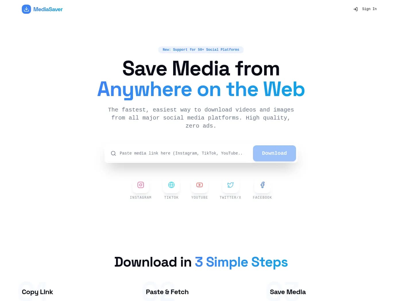 Universal Media Saver