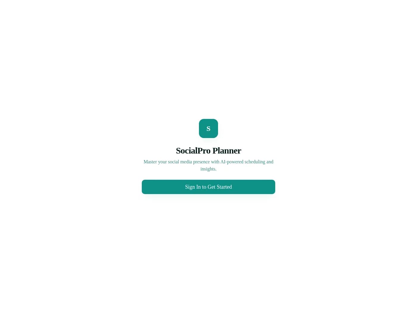 SocialPro Planner