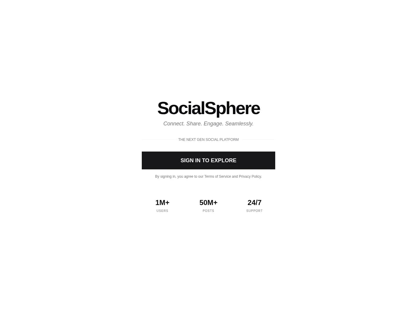 SocialSphere