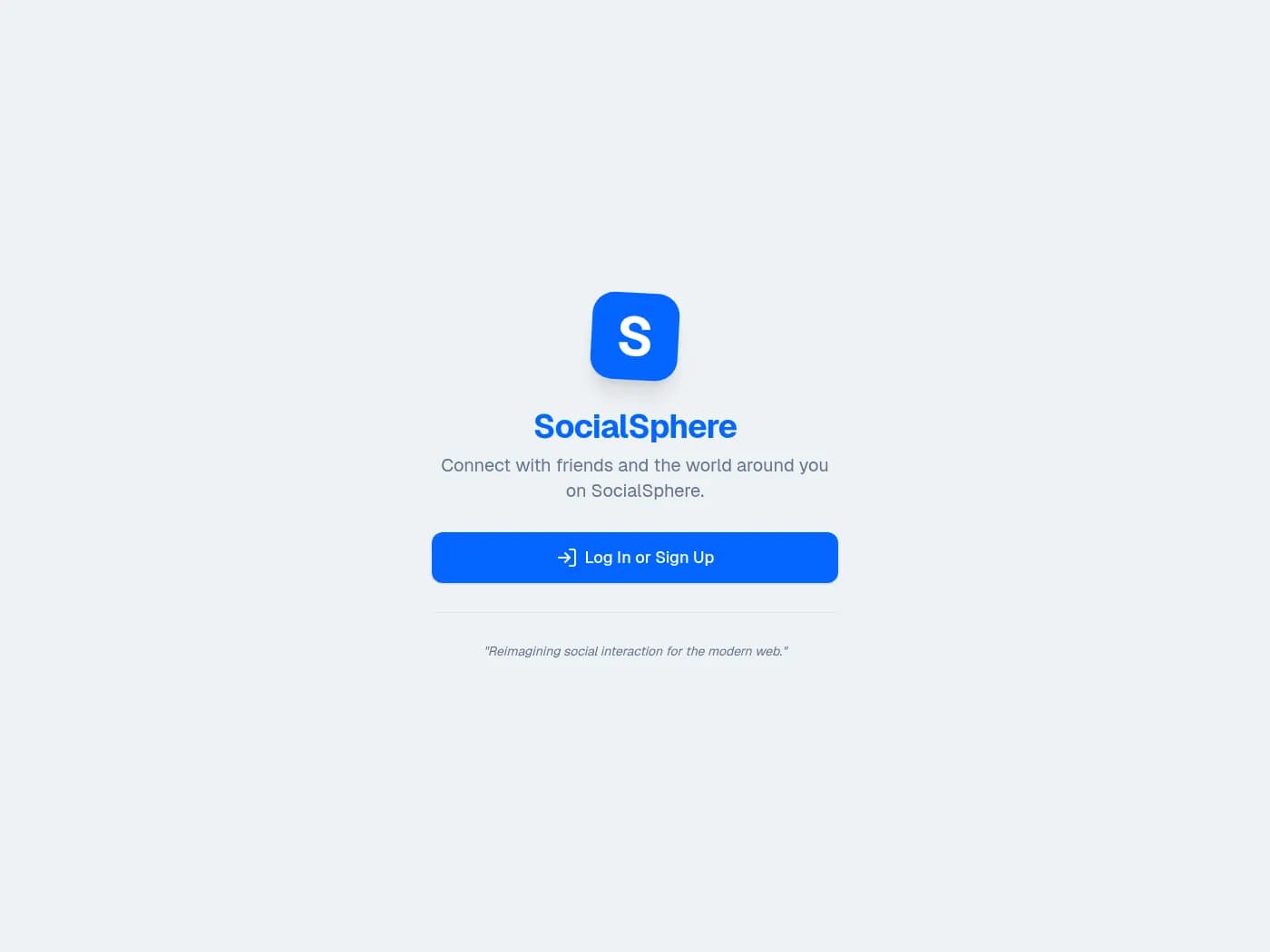 SocialSphere Network