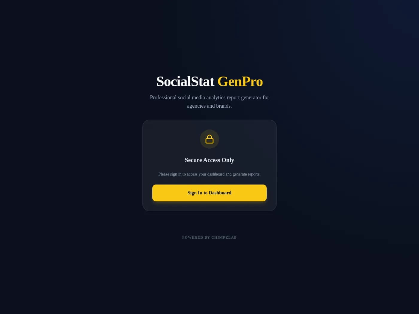 SocialStat GenPro