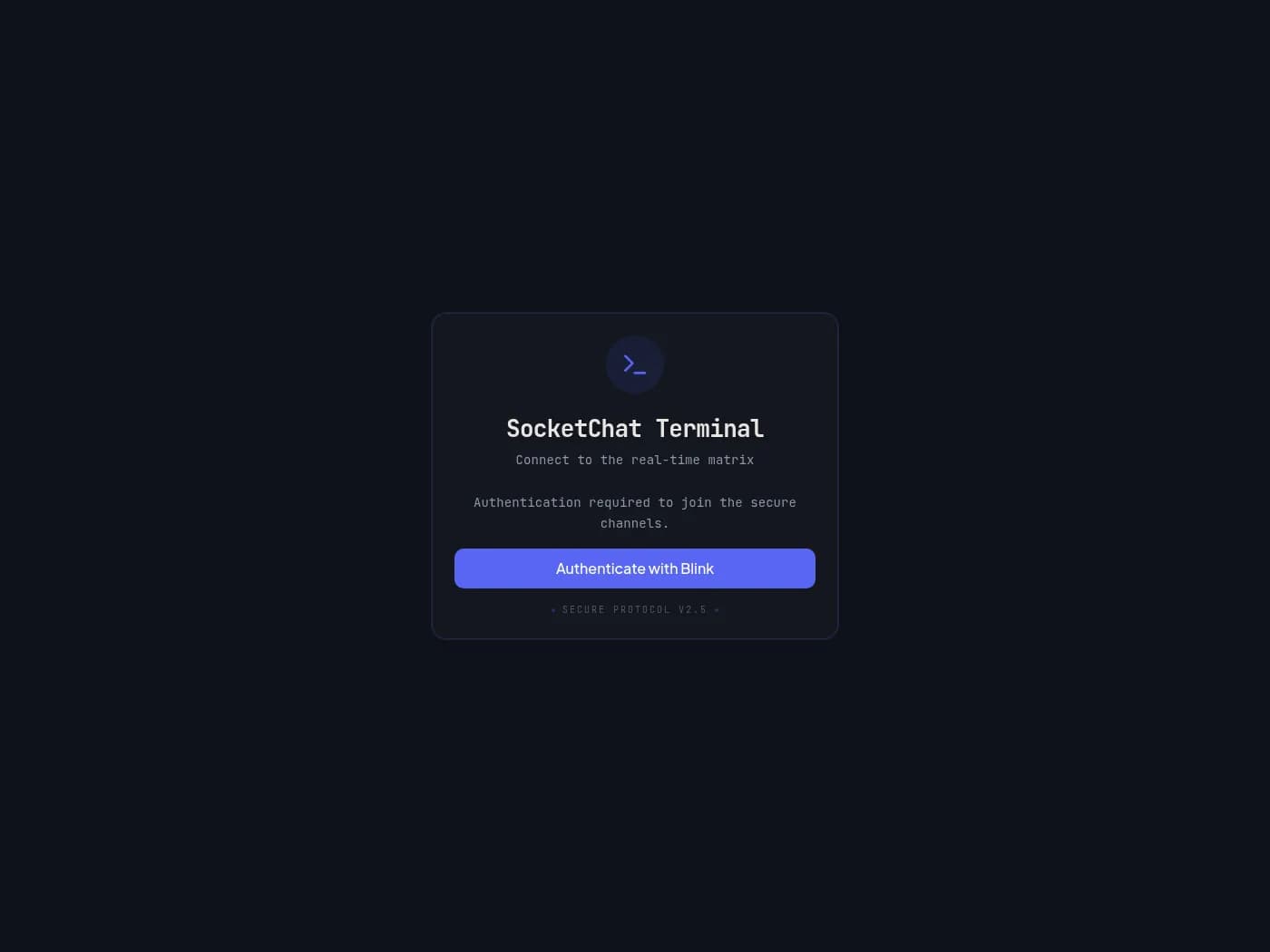 SocketChat Terminal