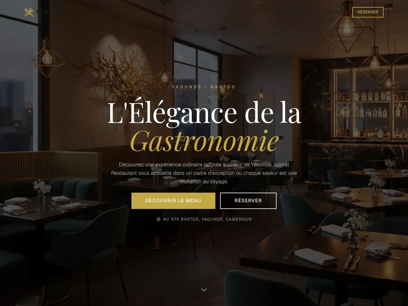 Socrat Restaurant Web Vitrine