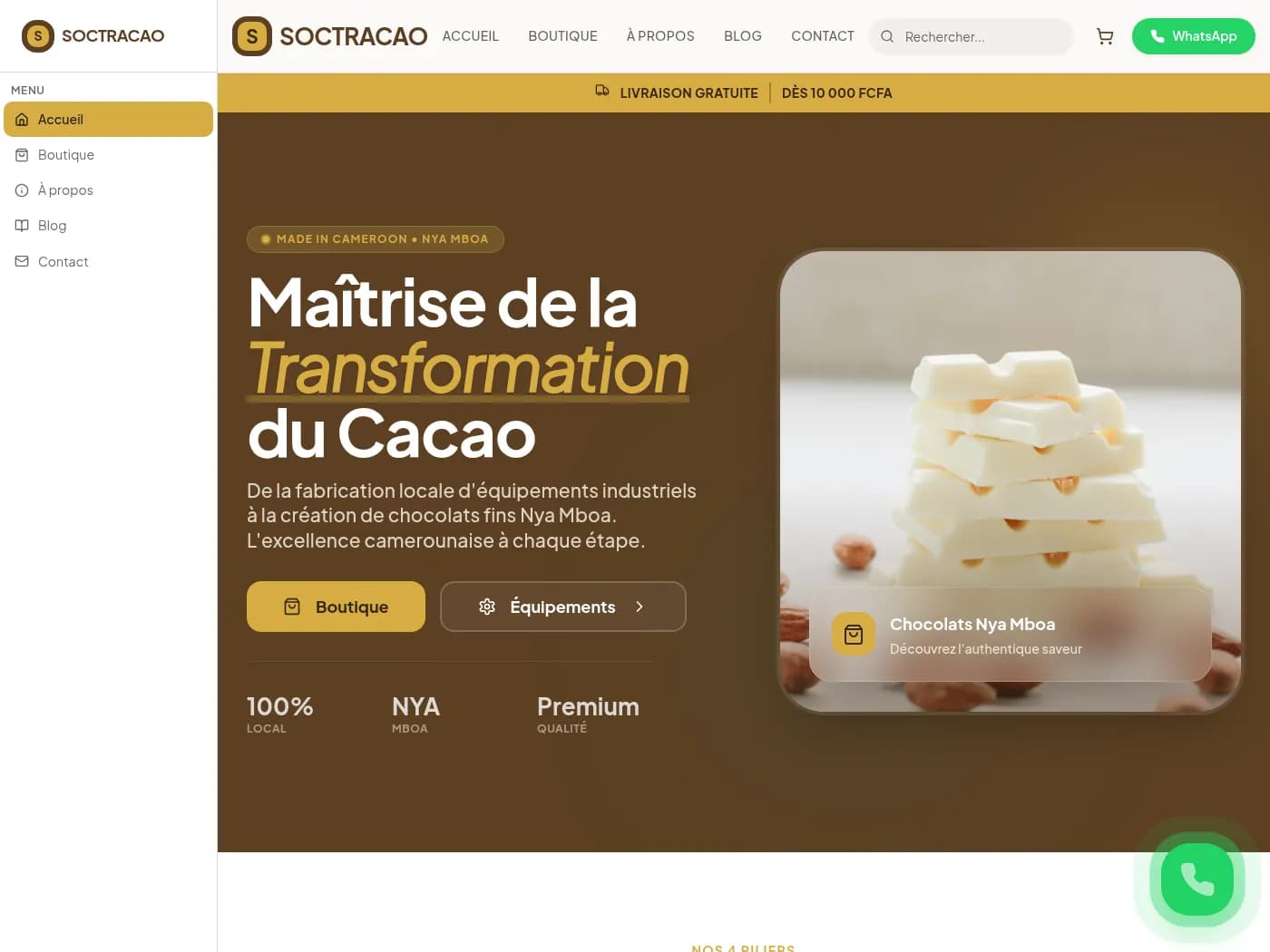 SOCTRACAO Site Revamp