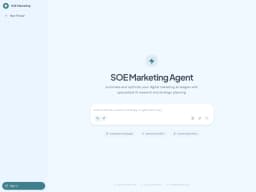SOE Marketing Agent