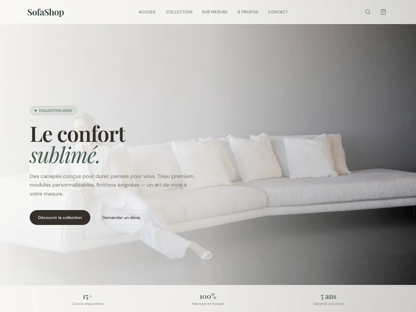 SofaShop Web Store