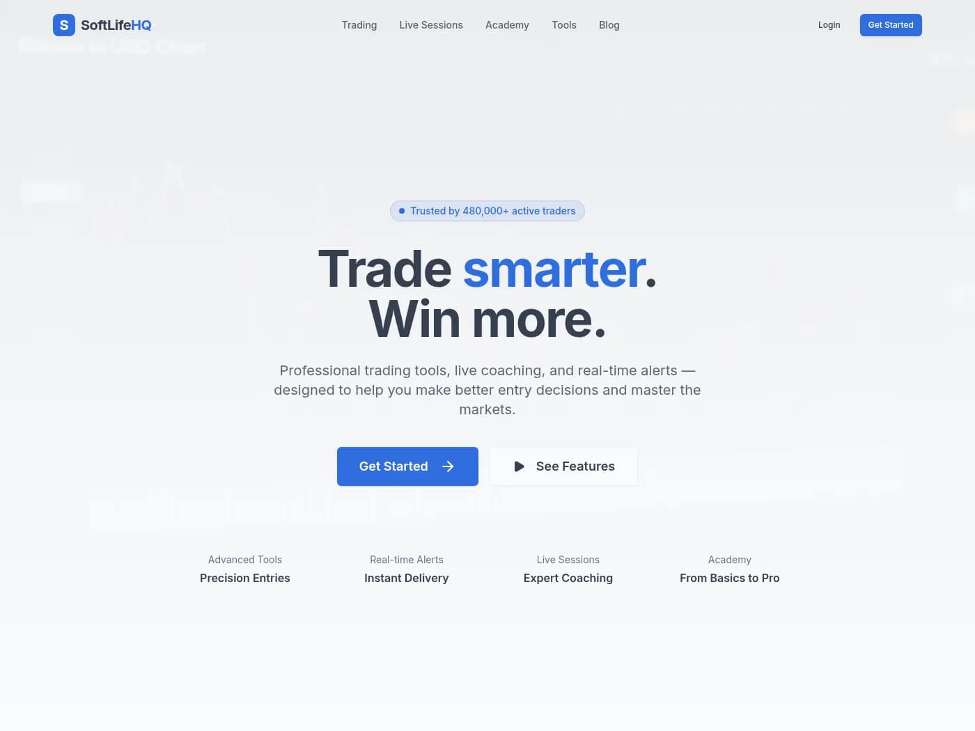 SoftLifeHQ Landing Page