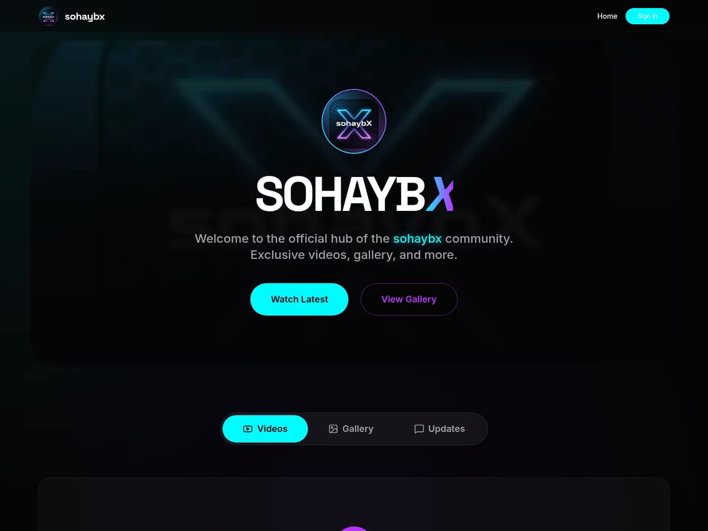 Sohaybx Channel Hub