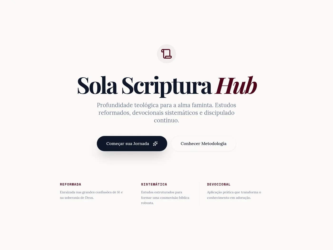 Sola Scriptura Hub (Lafaiete)