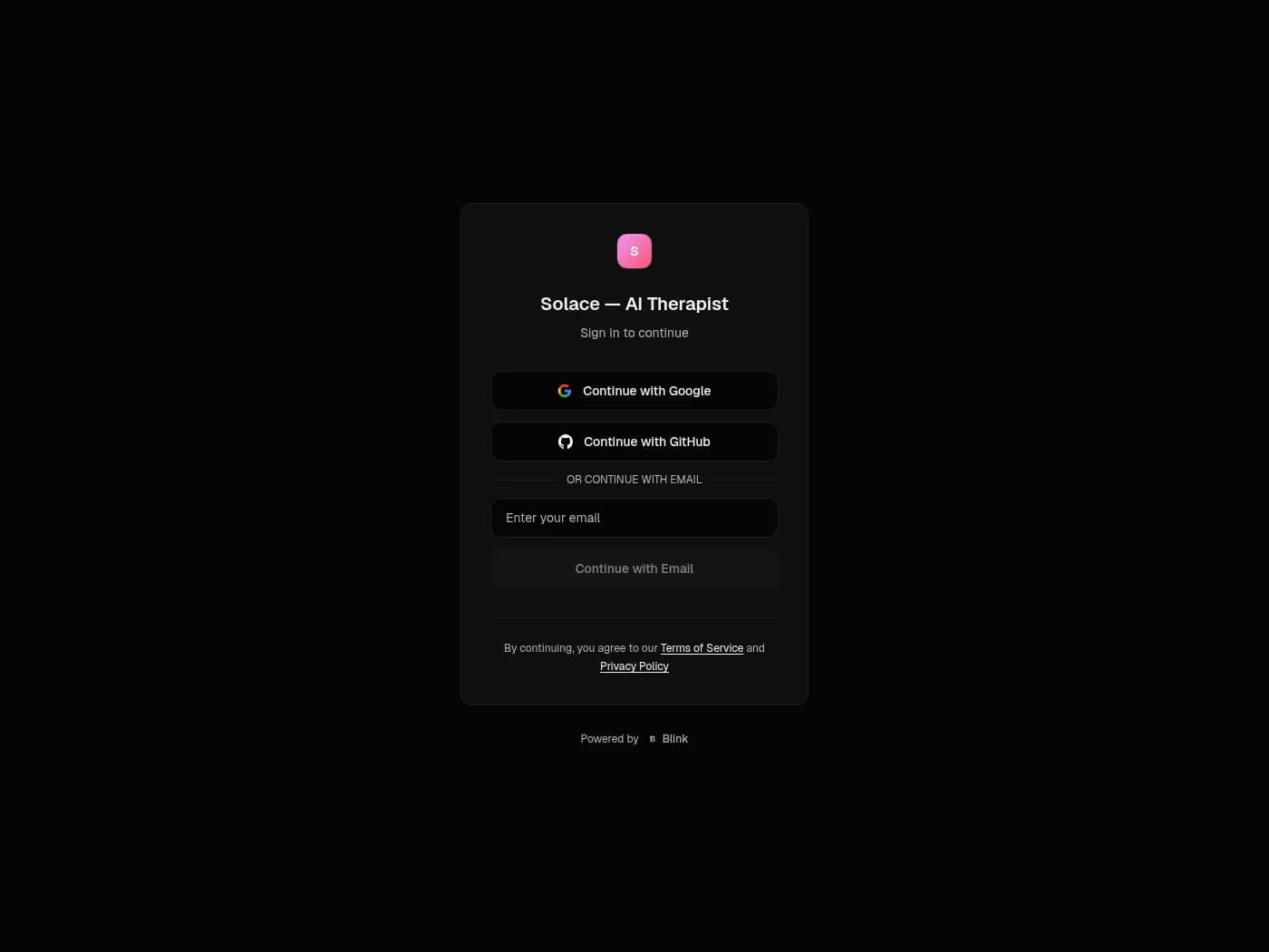 Solace — AI Therapist