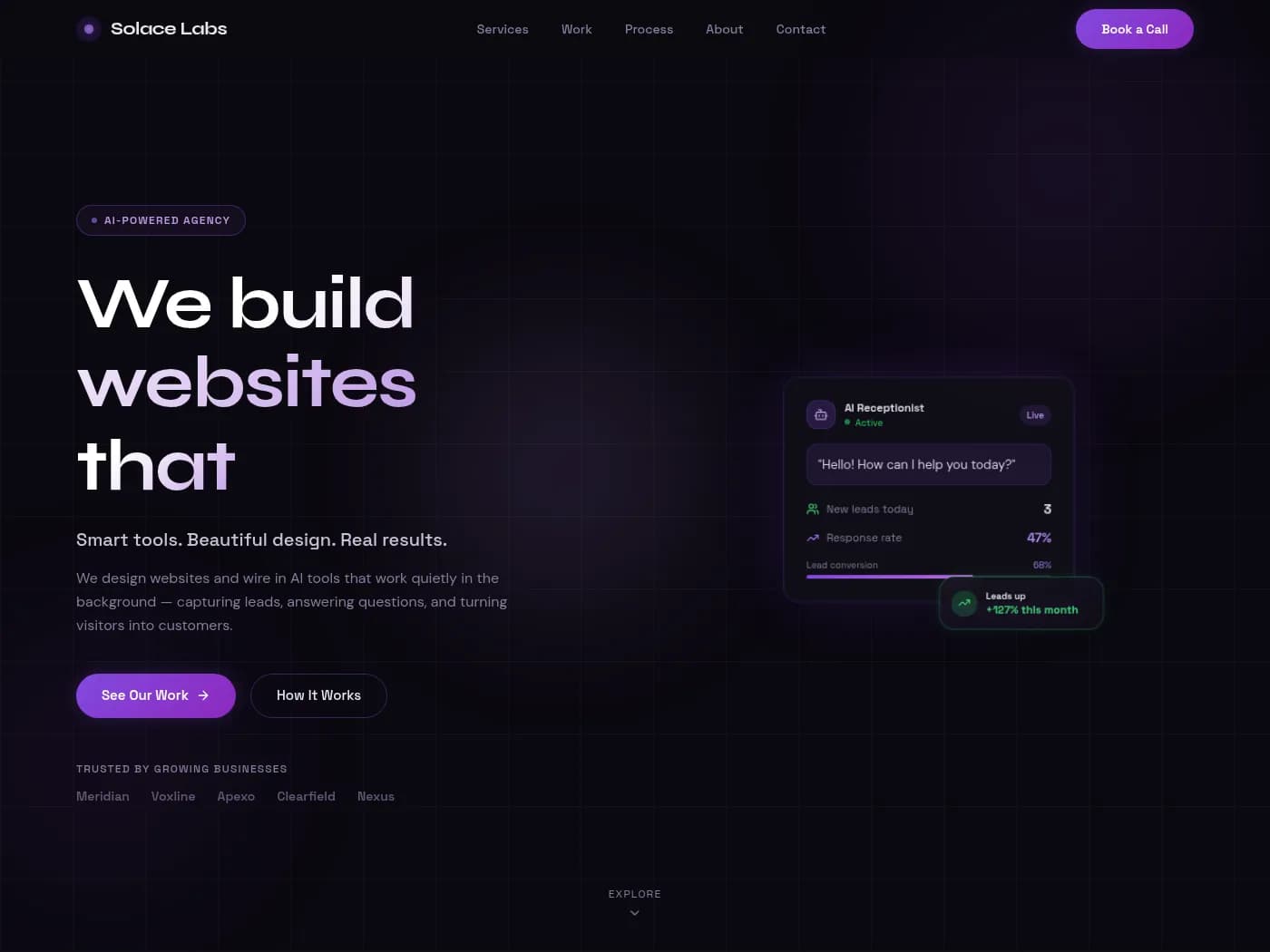 Solace Labs Agency Site